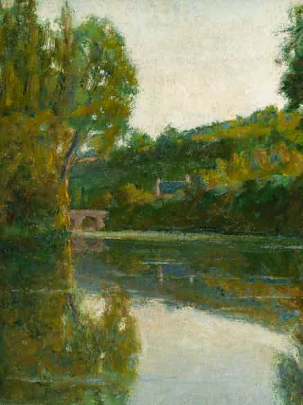 Louis Hayet, 1864 Pontoise - 1940 Cormeilles-en-Parisis - Hampel ...