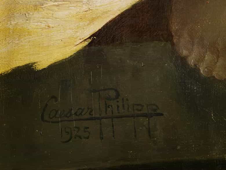 Cäsar Philipp, Maler des 20. Jahrhunderts. - Hampel Kunstauktionen