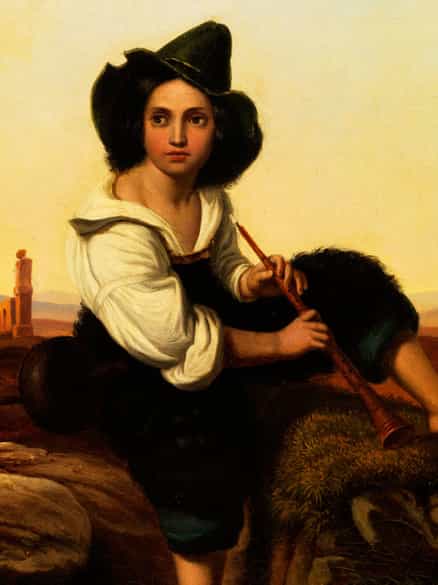 Leopold Pollak, 1806 Lodenitz/ Böhmen - 1880 Rom, Schüler der Prager ...